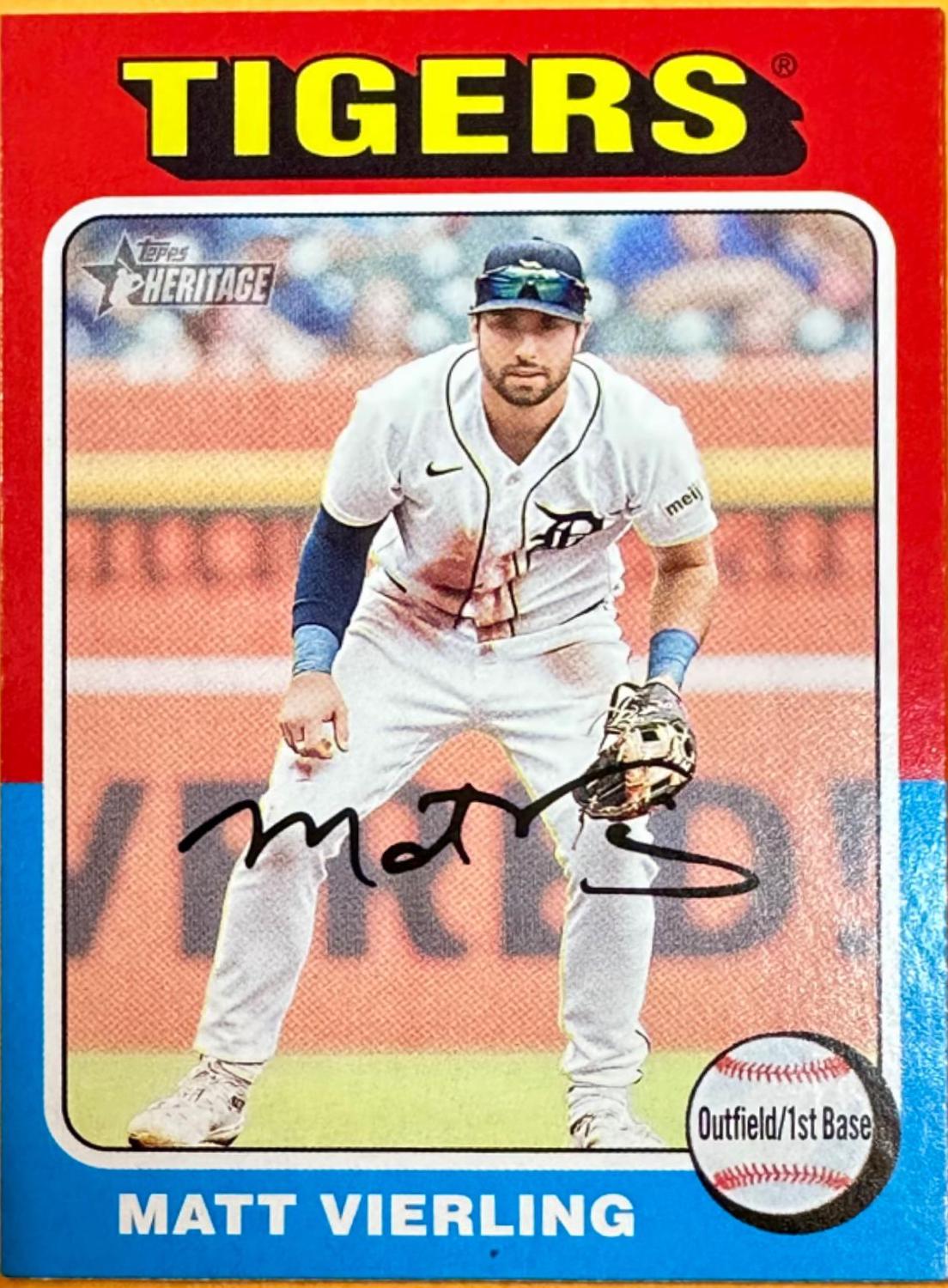 Matt Vierling #231 Prices | 2024 Topps Heritage | Baseball Cards