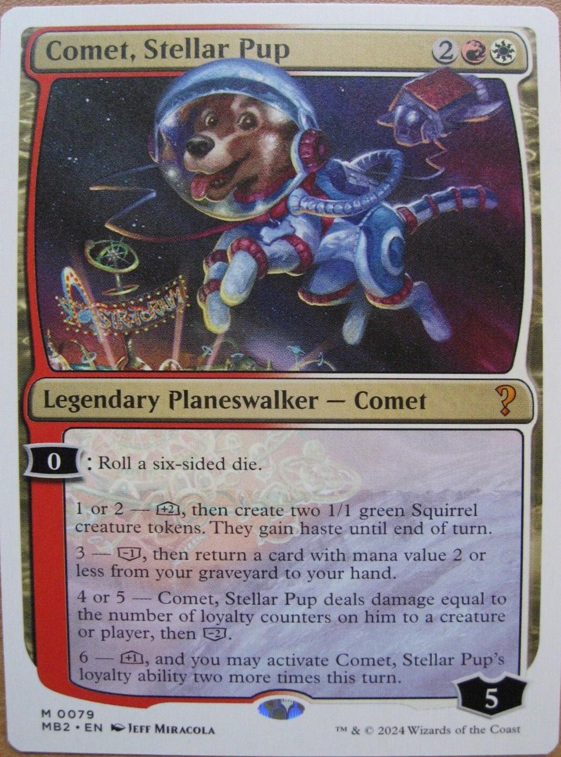 Comet, Stellar Pup #79 Prices | Magic Mystery Booster 2 | Magic Cards