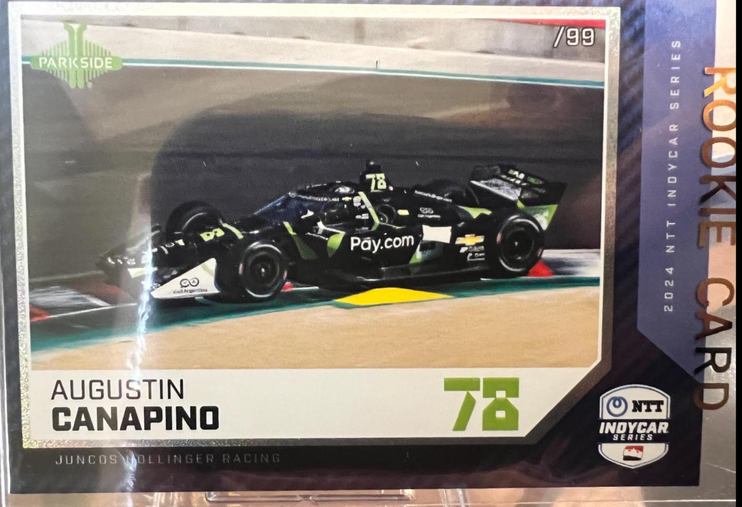 Augustin Canapino [/99] #42 Prices | 2024 Parkside NTT IndyCar | F1 ...