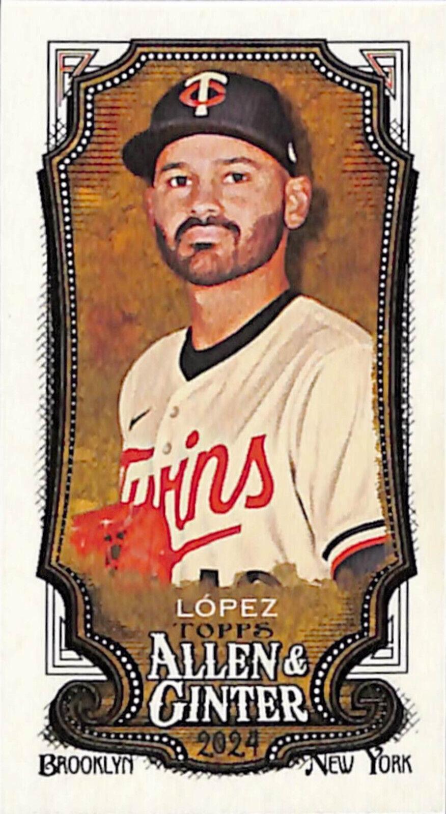 Pablo Lopez [Mini] #321 Prices | 2024 Topps Allen & Ginter | Baseball Cards