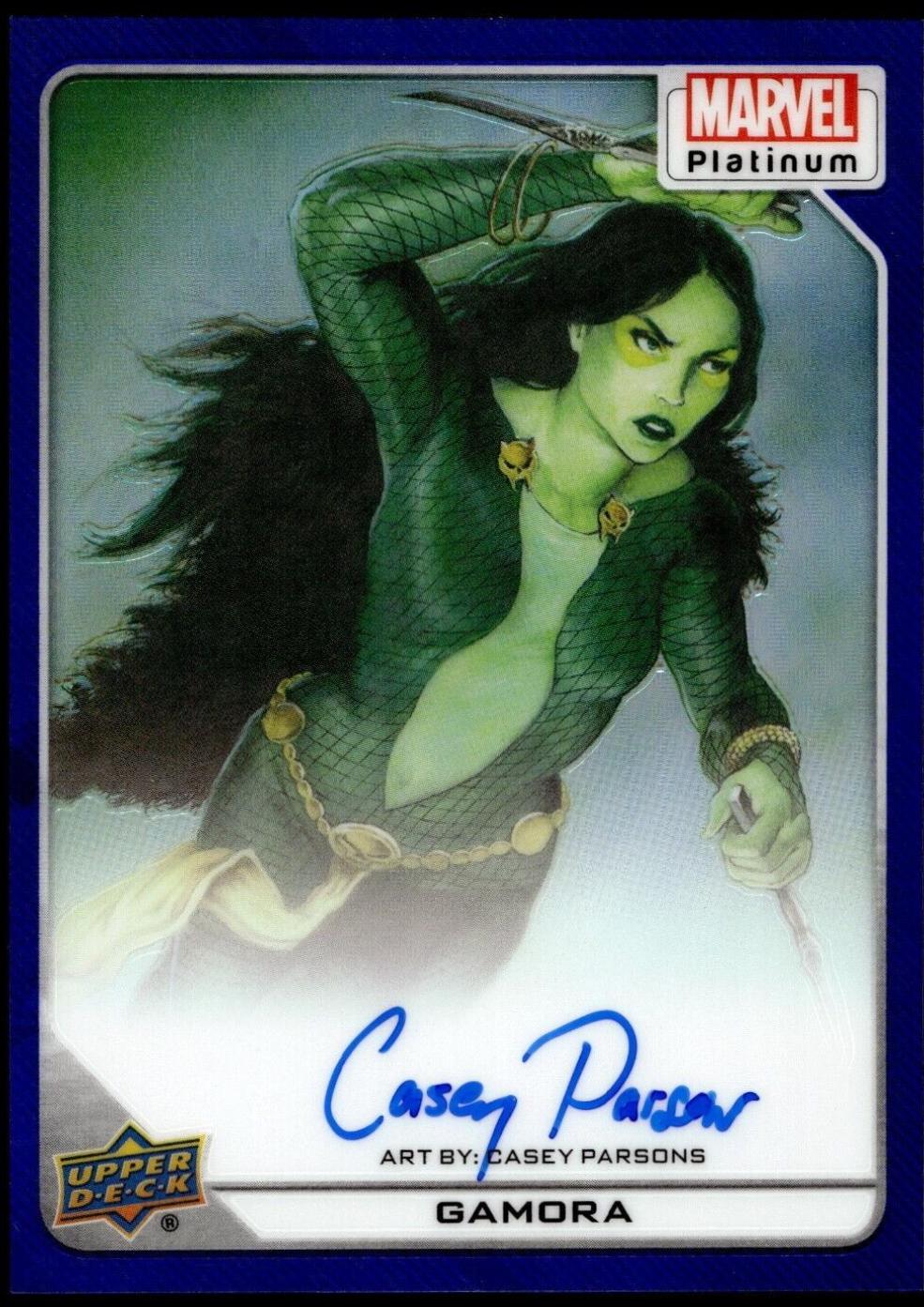 Gamora [Autograph Blue Rainbow] #140 Prices | Marvel 2023 Upper Deck ...