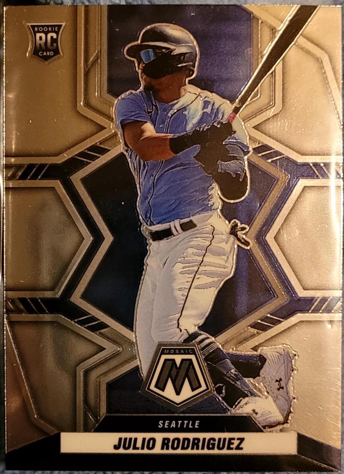 Julio Rodriguez #274 Prices [Rookie] | 2022 Panini Mosaic | Baseball Cards