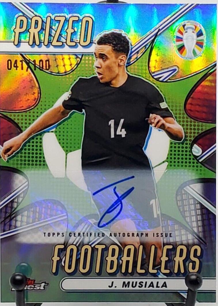 Jamal Musiala #PF-JM Prices | 2023 Topps Finest Road To UEFA EURO ...