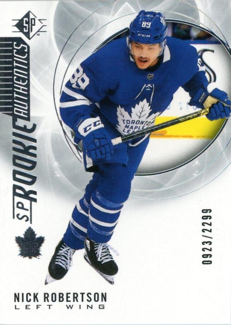 Nick Robertson #118 Prices | 2020 SP | Hockey Cards