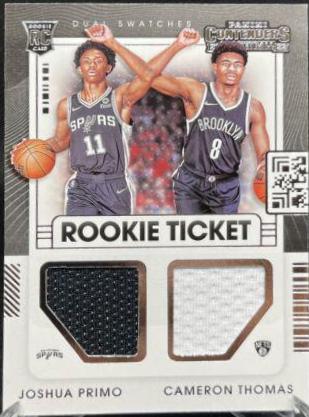 Cameron Thomas, Joshua Primo #RT2-SEC Prices | 2021 Panini Contenders ...