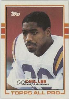 Carl Lee #76 Prices [Rookie] | 1989 Topps | Football Cards