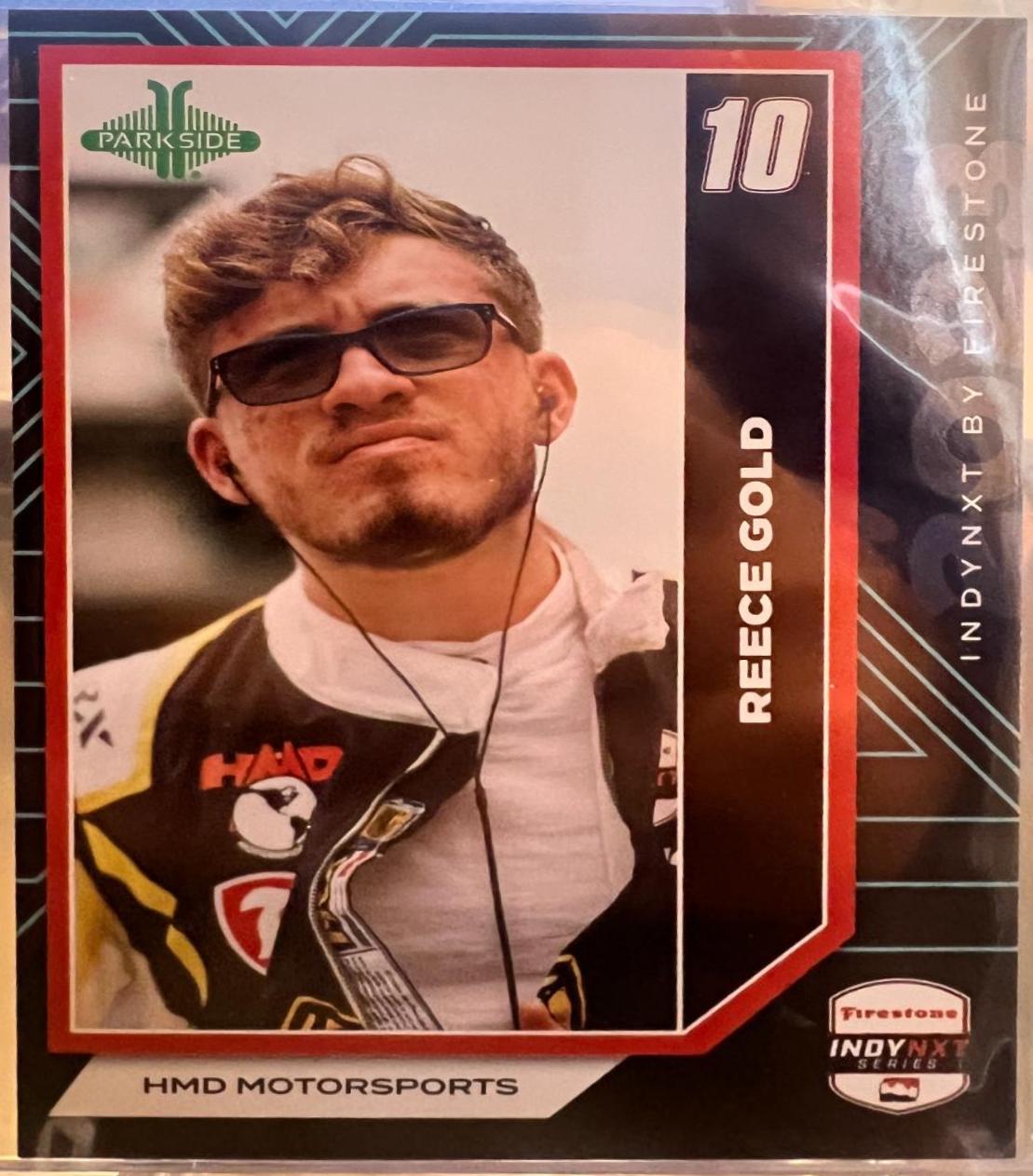 Reece Gold #INXT-RG Prices | 2024 Parkside NTT IndyCar | F1 & NASCAR ...