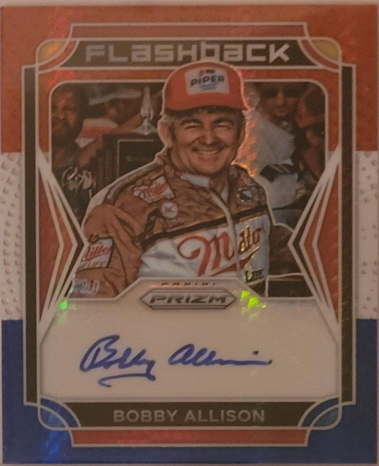 Bobby Allison [Hyper Red White Blue] #FA-BA Prices | 2022 Panini Prizm ...