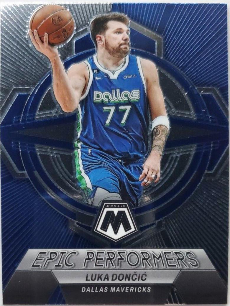 Luka Doncic #7 Prices | 2022 Panini Mosaic Epic Performers | Basketball ...