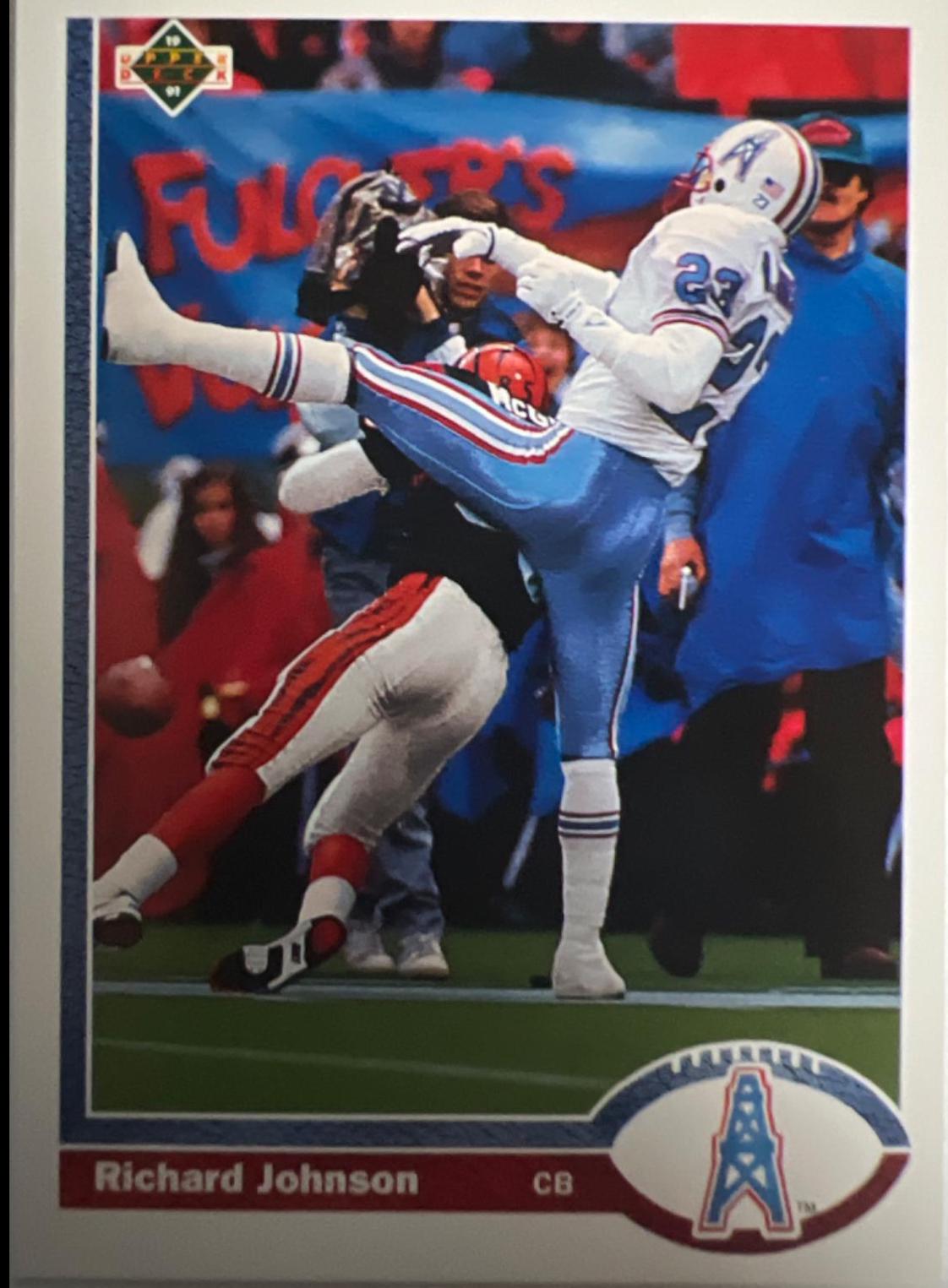 Richard Johnson #422 Prices | 1991 Upper Deck | Football Cards
