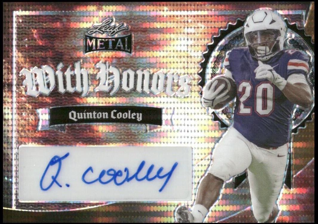 Quinton Cooley [Galaxy Pulsar] #WH-QC1 Prices | 2024 Leaf Metal With ...