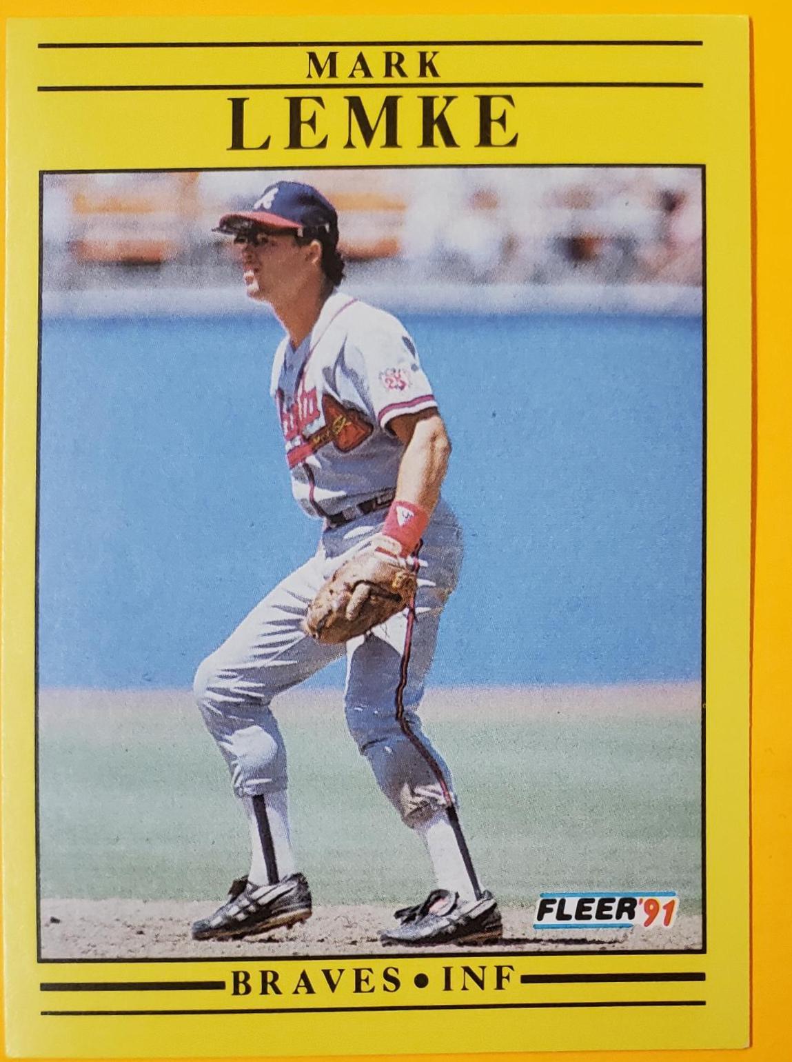 Mark Lemke #696 Prices | 1991 Fleer | Baseball Cards