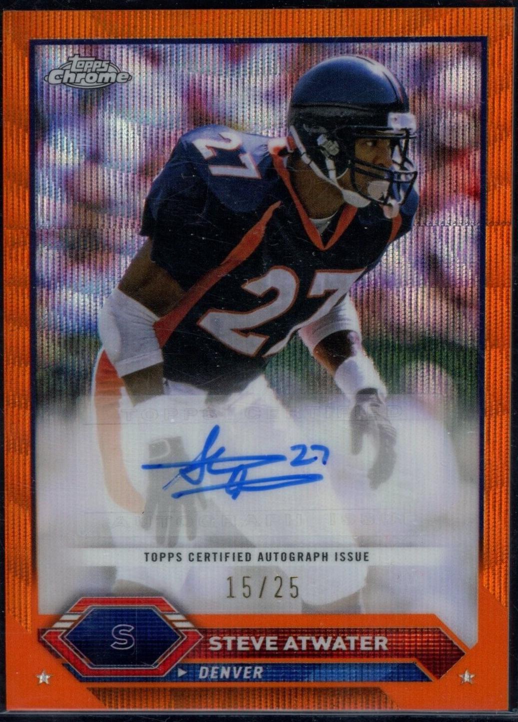 Steve Atwater [Geometric Orange] #TCA-SAT Prices | 2023 Topps Composite ...