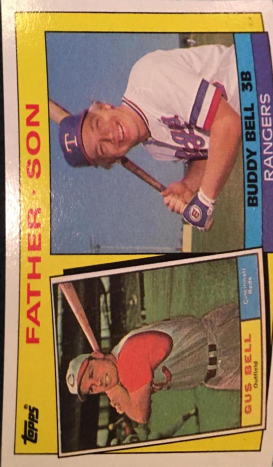 Father Son [Gus Bell, Buddy Bell] #131 Prices | 1985 Topps | Baseball Cards