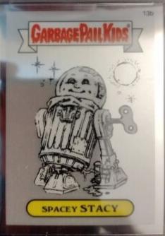 Spacey STACY [Pencil Art] #13b Prices | 2013 Garbage Pail Kids Chrome ...