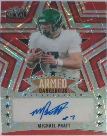 Michael Pratt [Red Laser] #AD-MP1 Prices | 2024 Leaf Metal Armed and ...