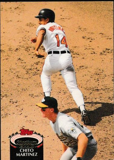 Chito Martinez #438 | Ungraded | 1992 Stadium Club