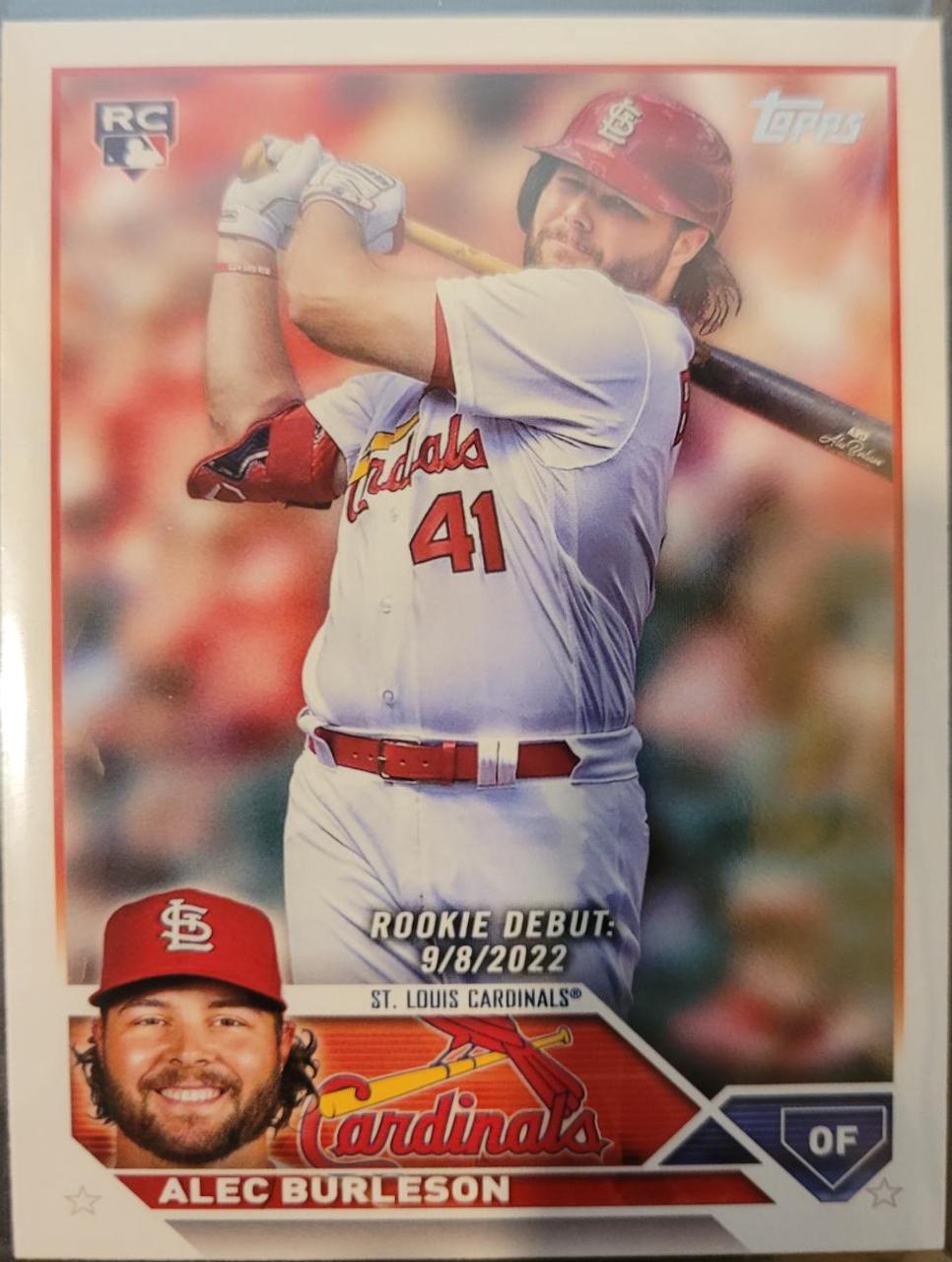 Alec Burleson #US99 Prices [Rookie] | 2023 Topps Update | Baseball Cards