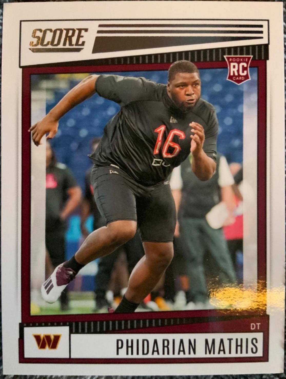 Phidarian Mathis #360 Prices [Rookie] | 2022 Panini Score | Football Cards