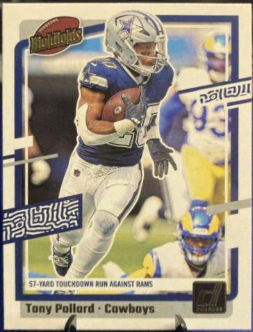 Tony Pollard #H-TP Prices | 2023 Panini Donruss Highlights | Football Cards