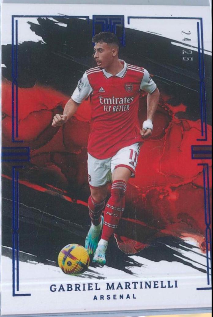 Gabriel Martinelli [Sapphire] #16 Prices | 2022 Panini Impeccable ...