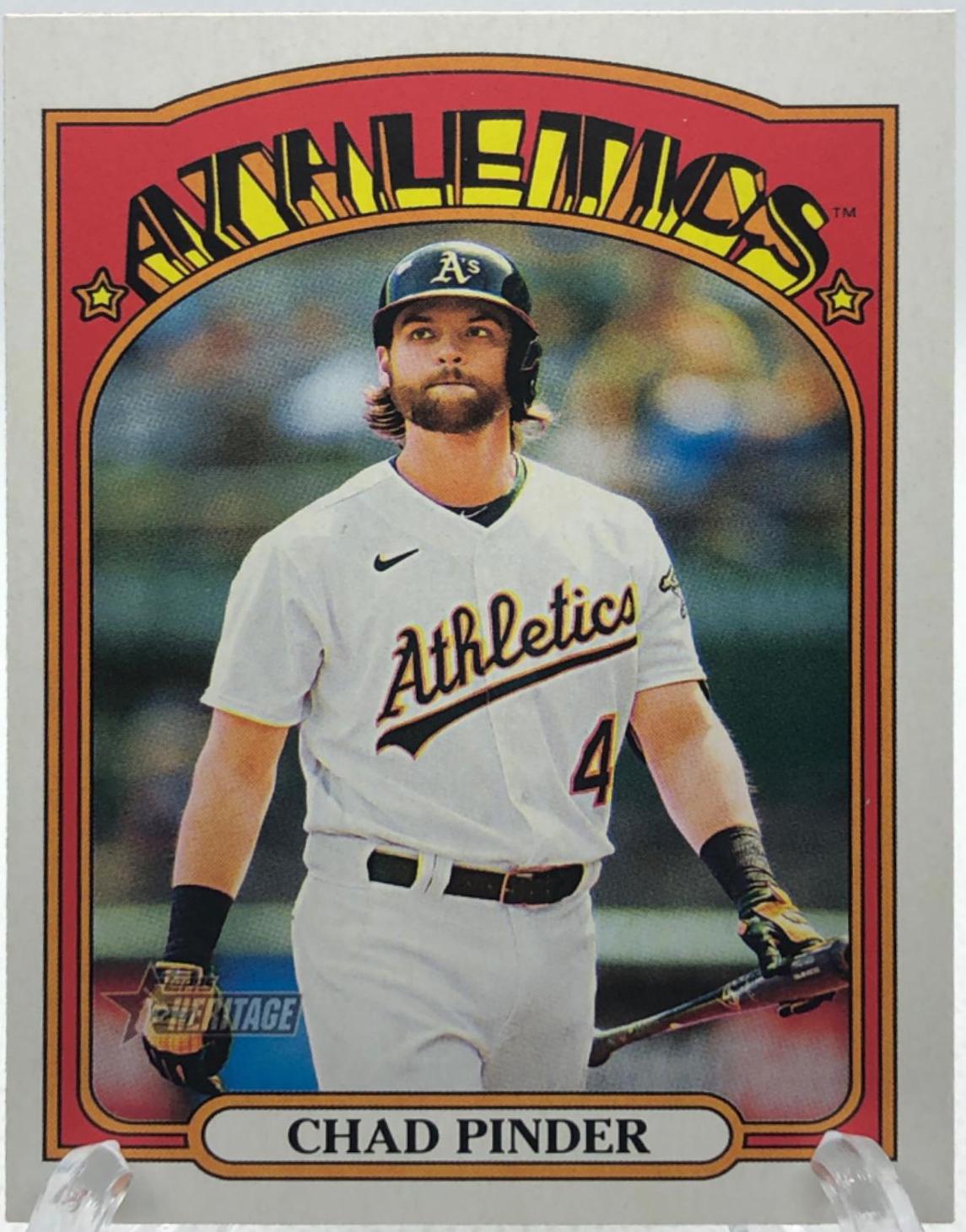 Chad Pinder #516 Prices | 2021 Topps Heritage | Baseball Cards