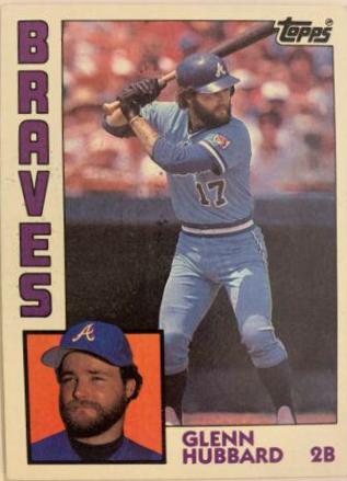 Glenn Hubbard #25 Prices | 1984 Topps | Baseball Cards