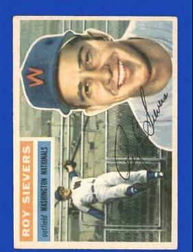 Roy Sievers [White Back] #75 Prices | 1956 Topps | Baseball Cards