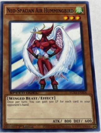 Neo-Spacian Air Hummingbird | Ungraded | YuGiOh Speed Duel GX: Midterm ...