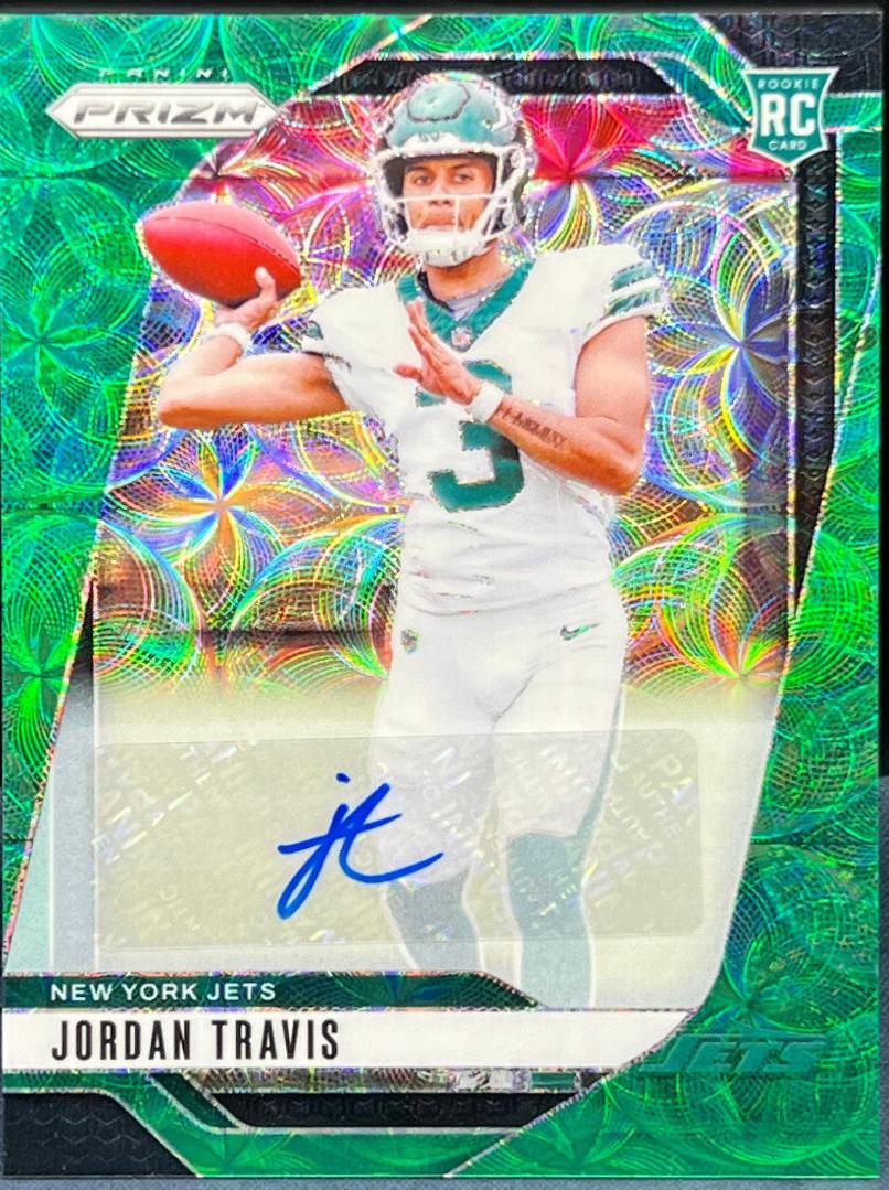 Jordan Travis [Green Scope] #359 Prices | 2024 Panini Prizm Autograph ...