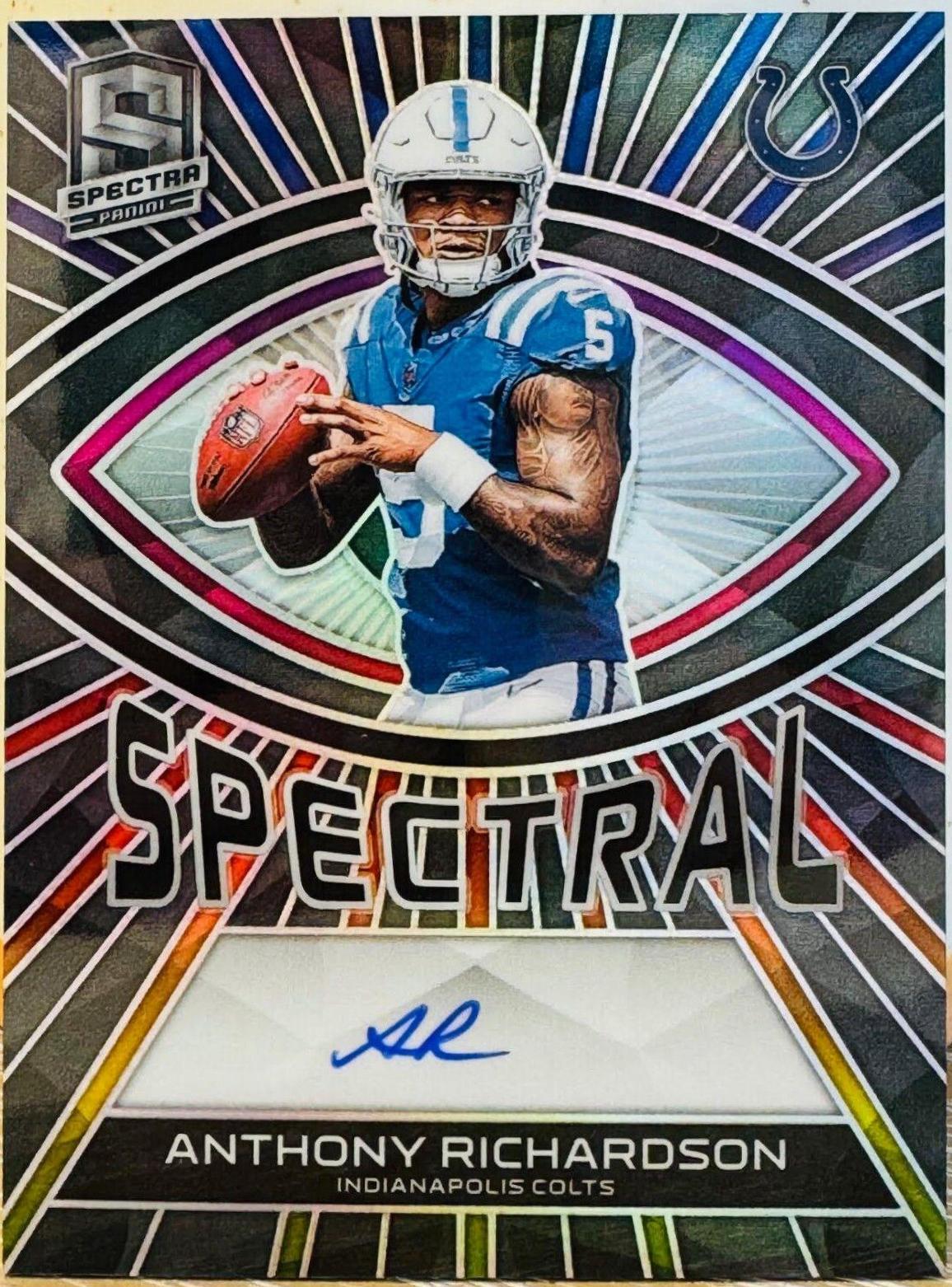 Anthony Richardson #1 Prices | 2023 Panini Spectra Spectral Signature ...