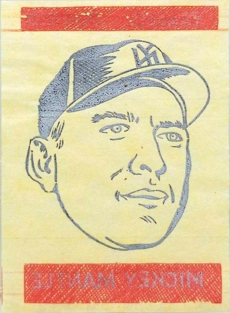Mickey Mantle Prices | 1965 Topps Transfers | Baseball Cards