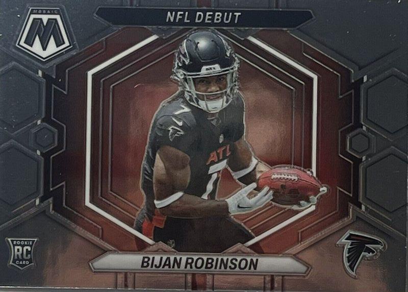 Bijan Robinson #ND-9 Prices [Rookie] | 2023 Panini Mosaic NFL Debut ...