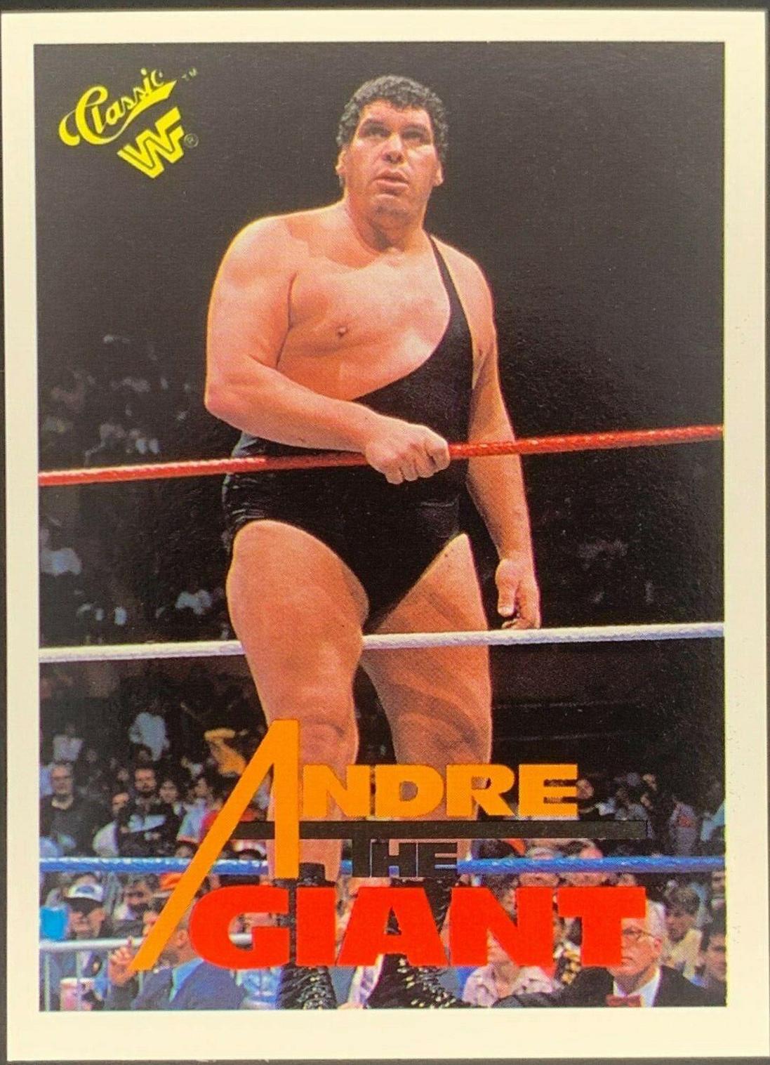 Andre The Giant #130 Prices | 1989 Classic WWF | Wrestling Cards