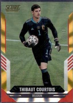 Thibaut Courtois [Gold Laser] #108 Prices | 2021 Panini Score FIFA ...
