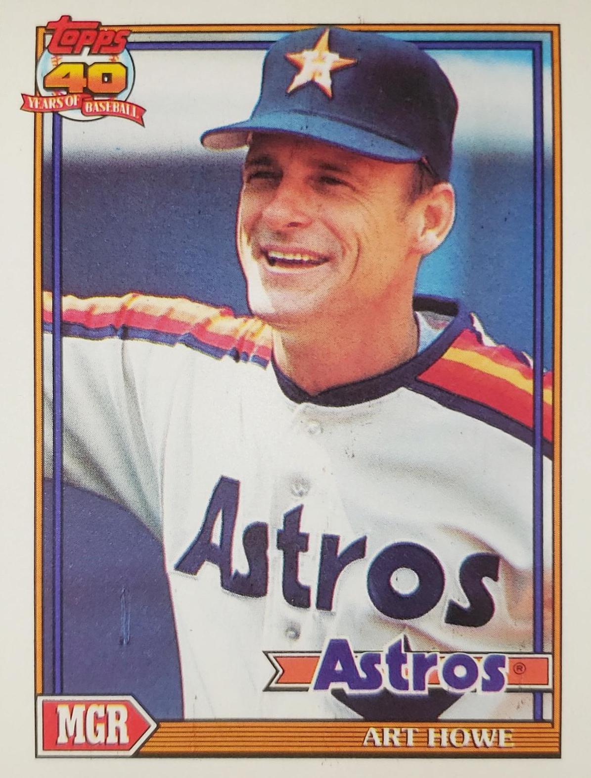 Art Howe #51 Prices | 1991 Topps | Baseball Cards