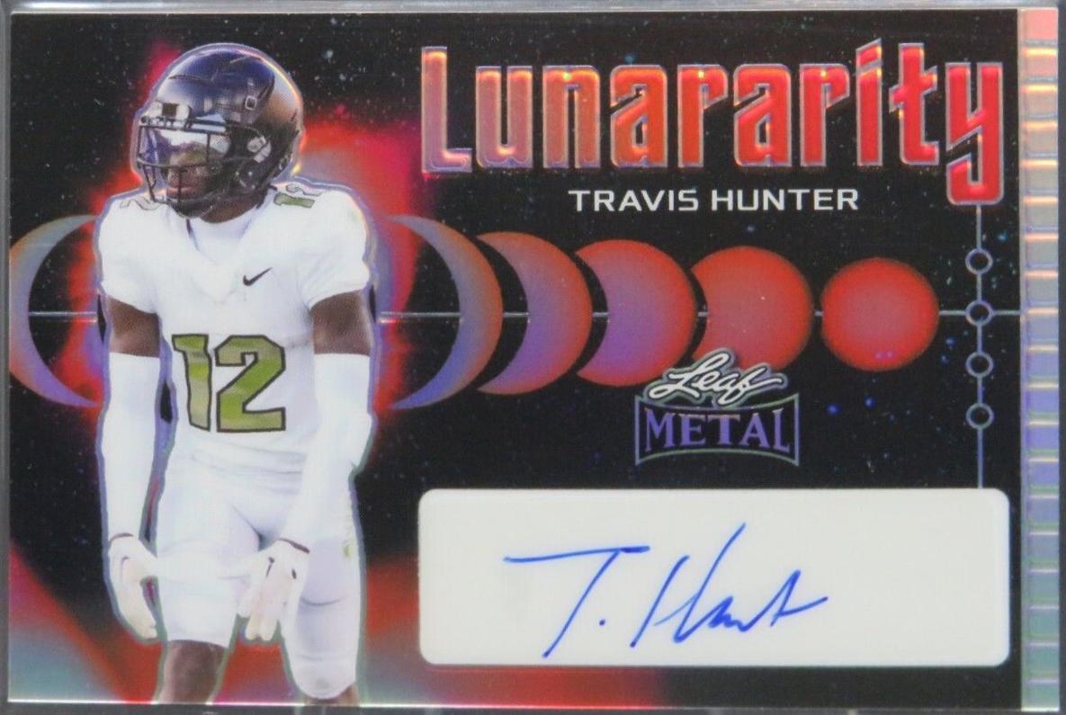 Travis Hunter #L-TH1 Prices | 2024 Leaf Metal Lunararity Autograph ...