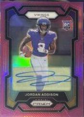 Jordan Addison [Autograph Pink] #368 Prices | 2023 Panini Prizm ...