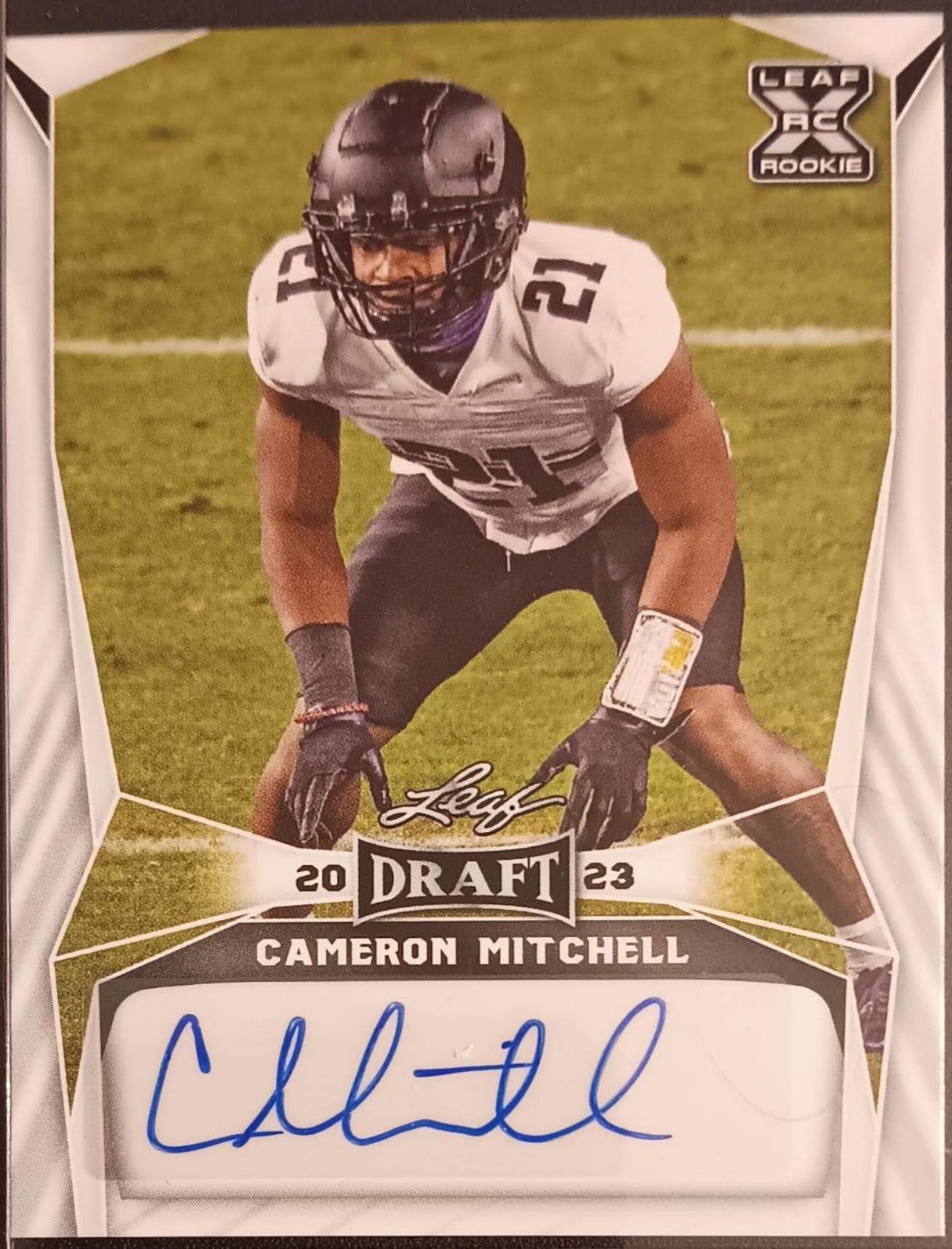 Cameron Mitchell #BA-CM1 Prices | 2023 Leaf Draft Autographs | Football ...