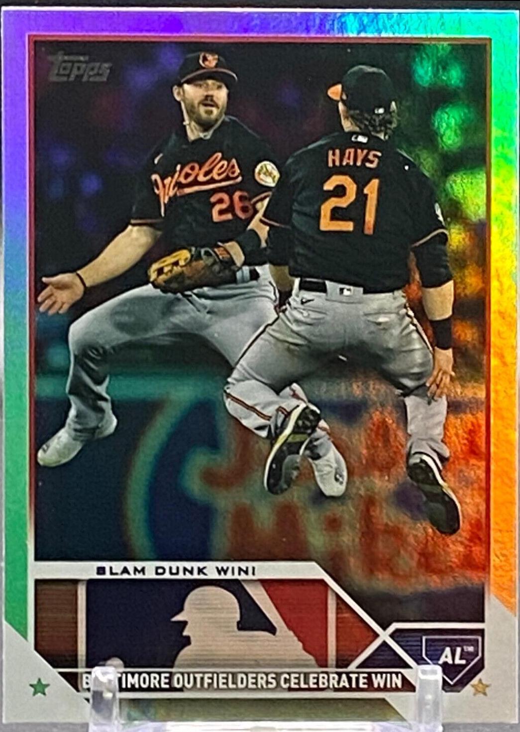 Slam Dunk Win [Rainbow Foil] #499 Prices | 2023 Topps | Baseball Cards