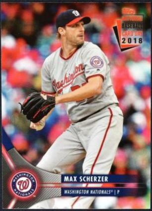 Max Scherzer #30 Prices | 2018 Topps National Baseball Card Day ...