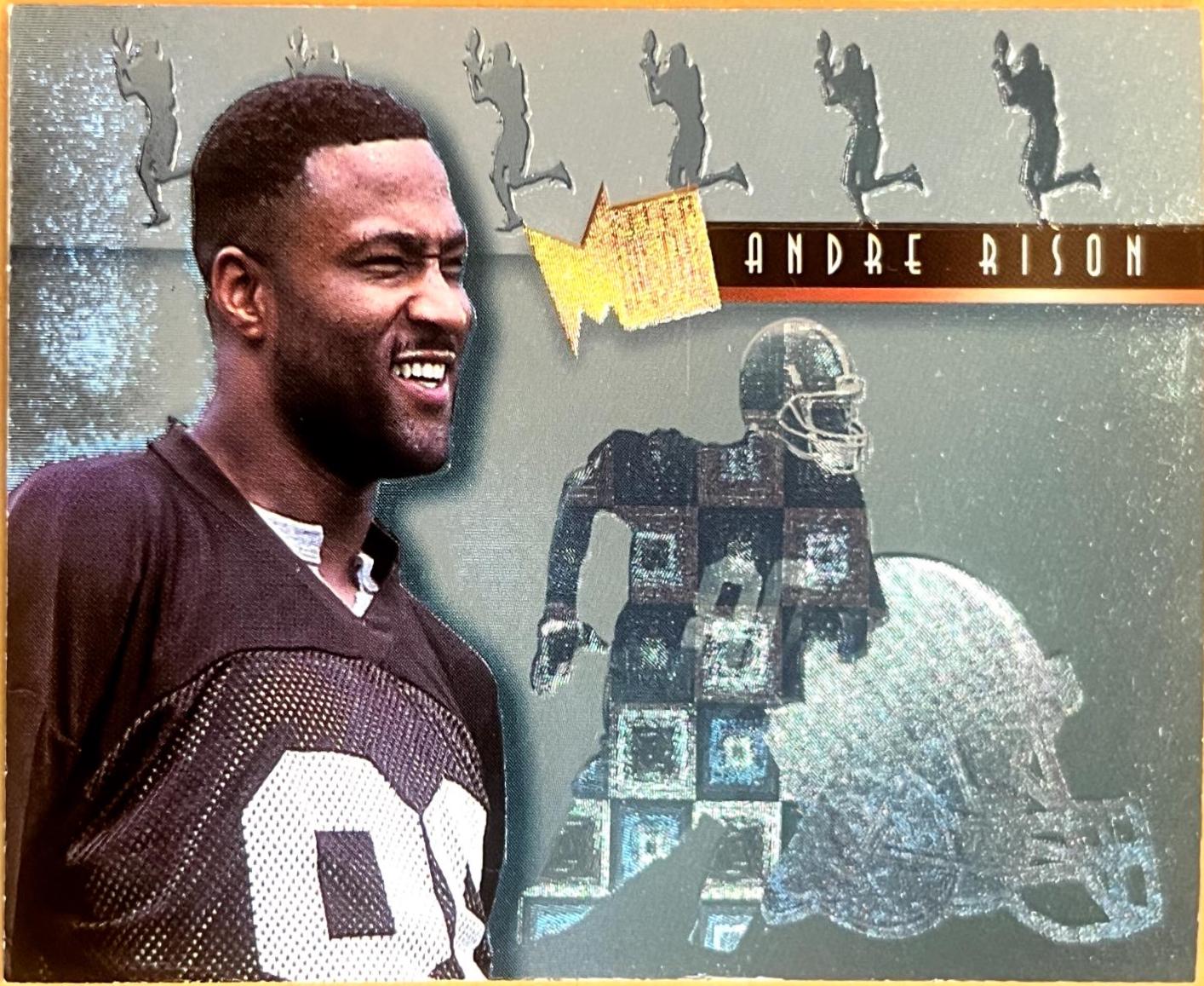 Andre Rison #7 Prices | 1995 Fleer Metal Platinum Portraits | Football ...