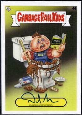 Artist Autograph #44 Prices | Garbage Pail Kids Book Worms | GPK Cards