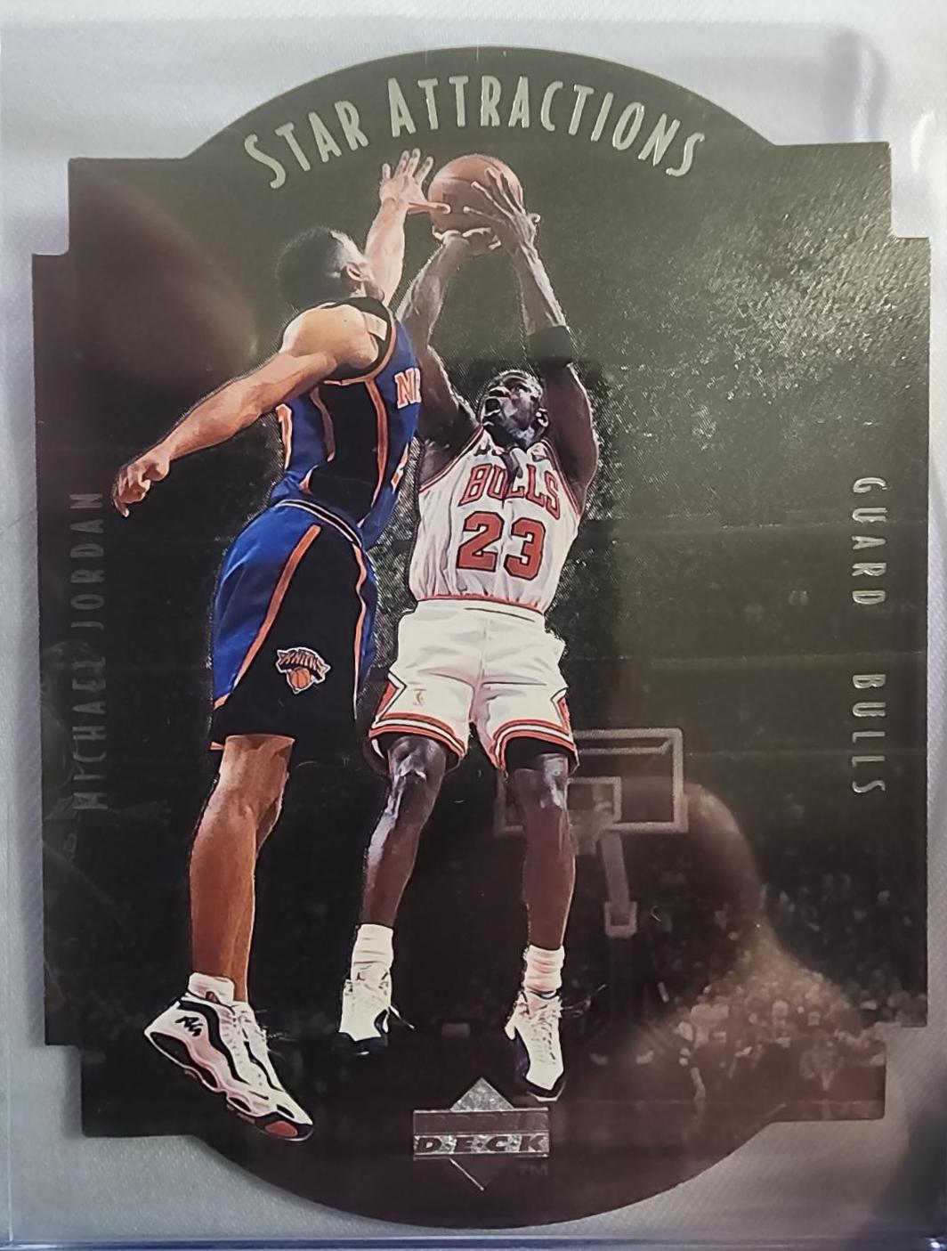 Michael Jordan #SA1 Precios | 1997 Collector's Choice Star Attractions ...