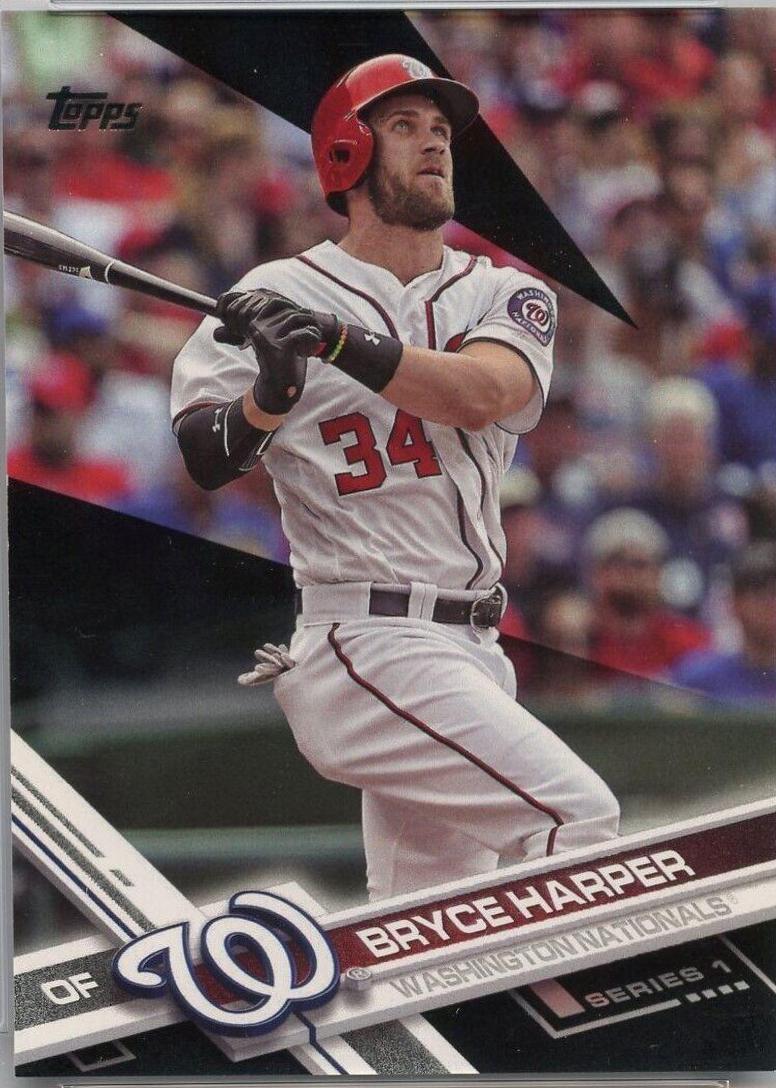 Bryce Harper [Swinging Black] #34 Prices | 2017 Topps | Baseball Cards