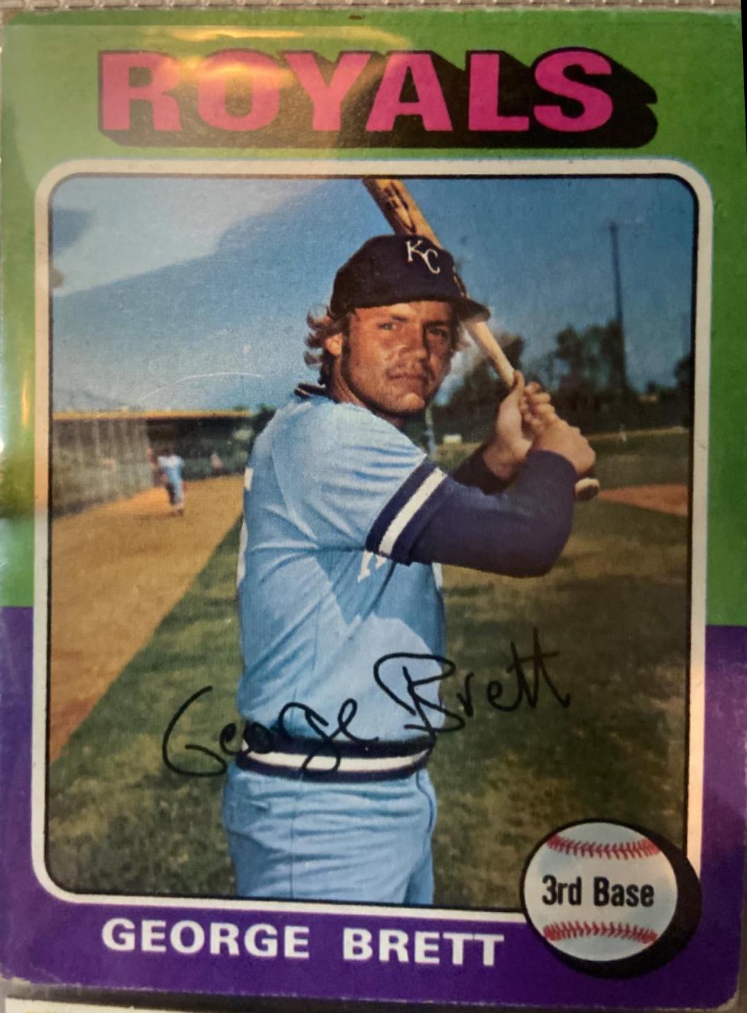 George Brett #228 Prices [Rookie] | 1975 Topps | Basketball Cards