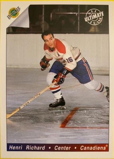 Henri Richard #81 Prices | 1991 Ultimate Original Six | Hockey Cards