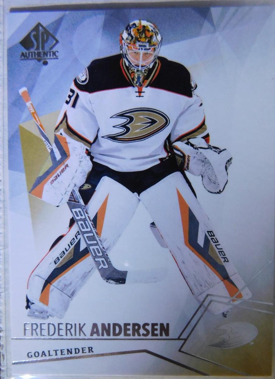 Frederik Andersen #21 Prices | 2016 SP Authentic | Hockey Cards