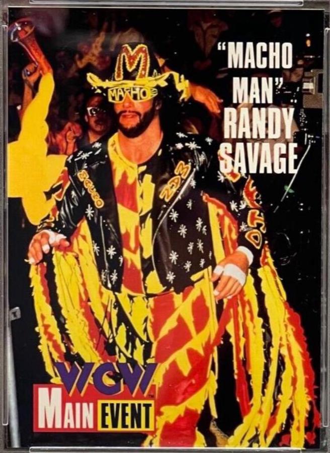 Macho Man Randy Savage #5 Prices | 1995 Cardz WCW Main Event ...