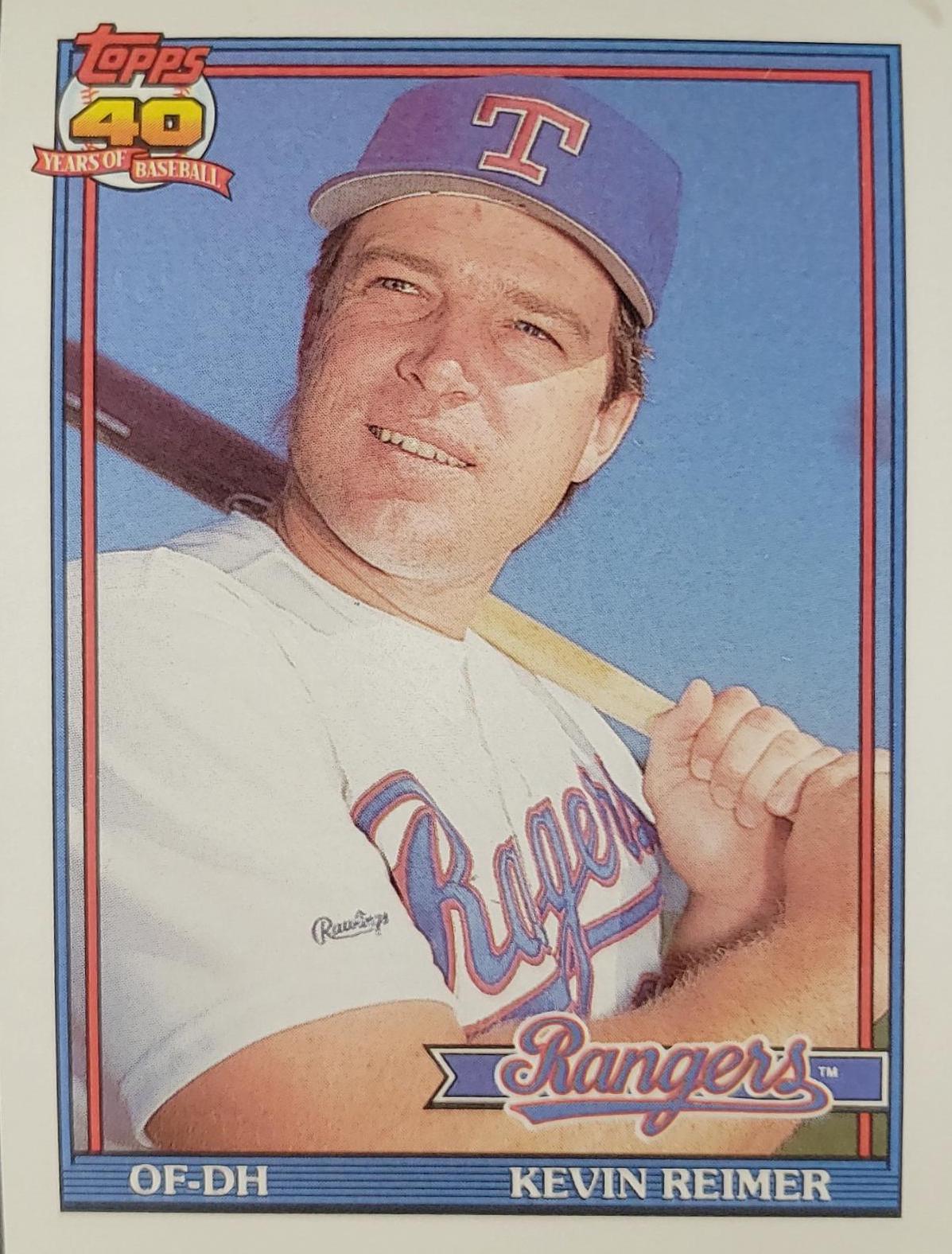 Kevin Reimer #304 Prices [Rookie] | 1991 Topps | Baseball Cards